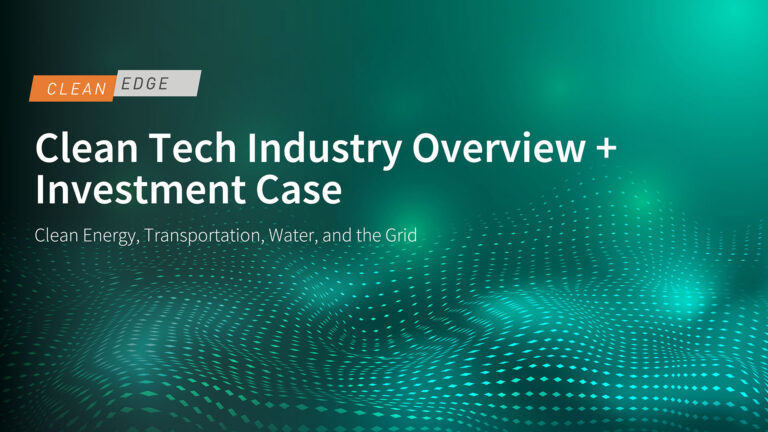 Indexing the Clean Tech Economy - Clean Edge